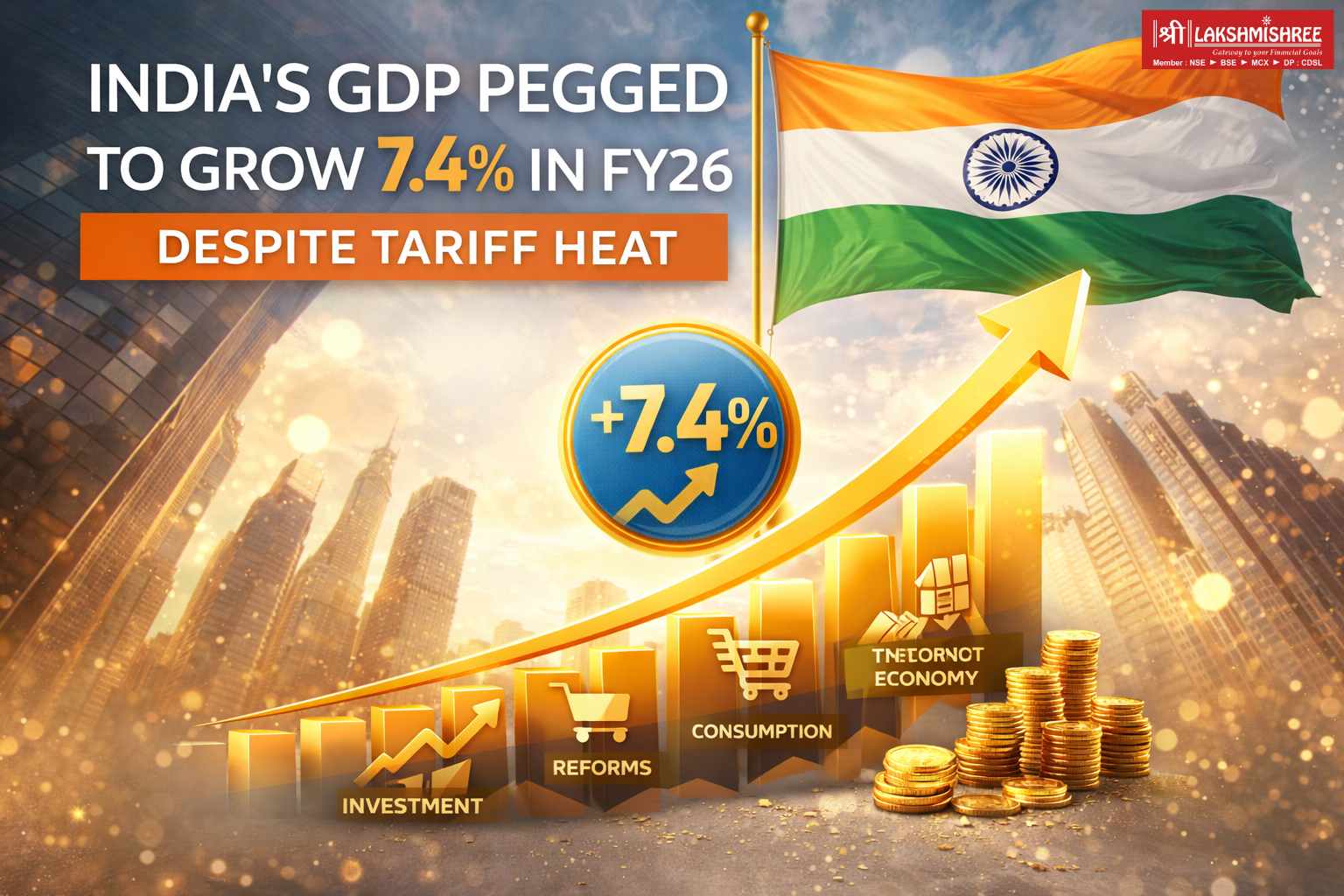 India’s GDP Growing at 7.4% in FY26 Despite Global Tariff Headwinds